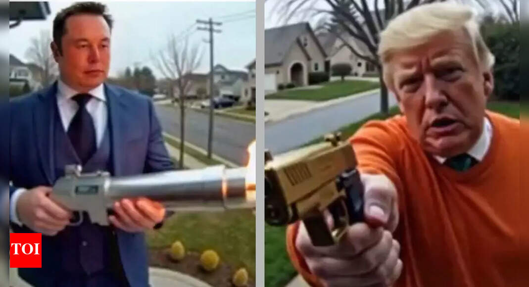 Watch: AI chatbot Grok generates video featuring Elon Musk and Trump as ...