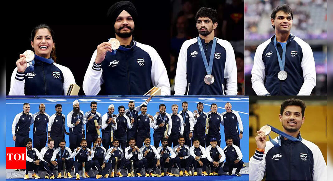 India at Paris Olympics: Six medals, six near misses and a big ...