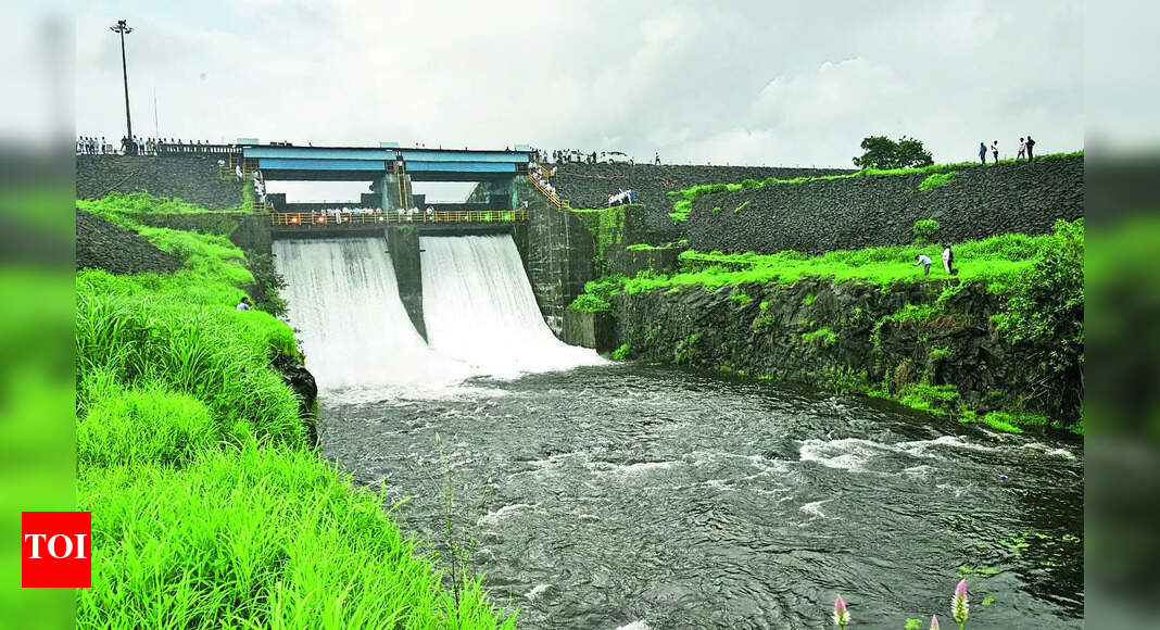 Morbe Dam: Morbe Dam overflow sparks joy in Navi Mumbai | Navi Mumbai ...