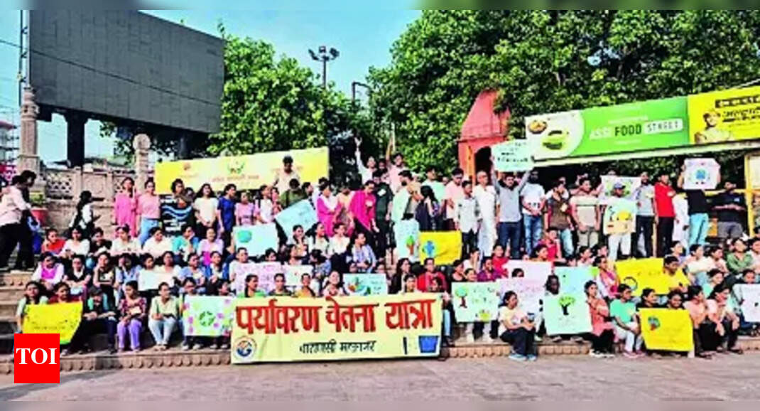 Environmental Awareness: Students join hands for green awareness ...