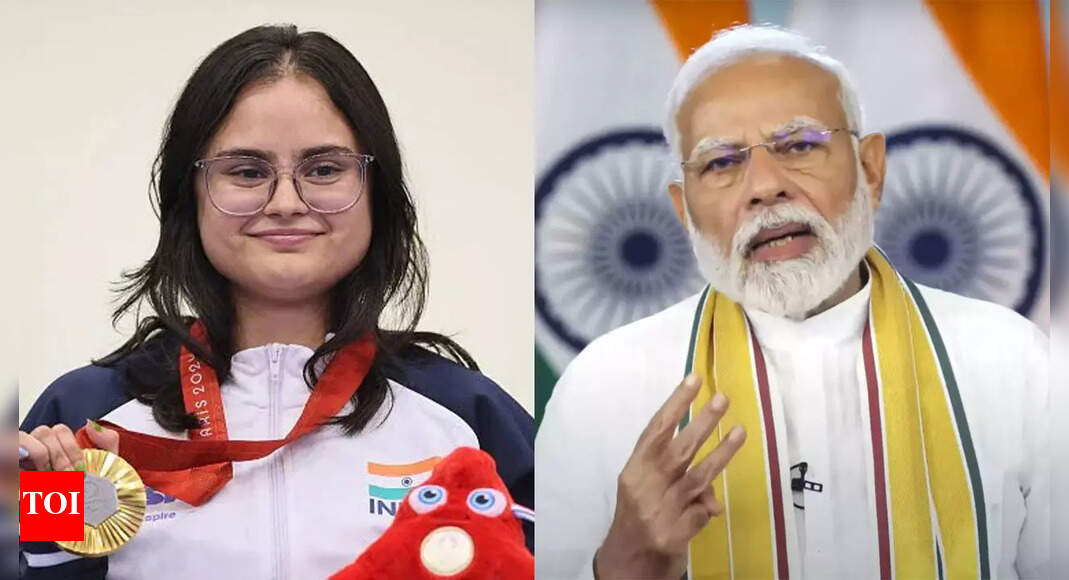 PM Narendra Modi congratulates Avani Lekhara in telephonic conversation ...