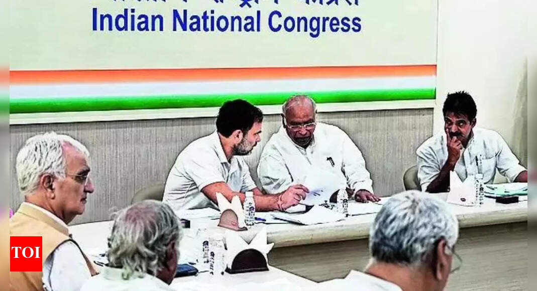 Congress Election Committee: Congress clears 'easy picks' for Haryana ...