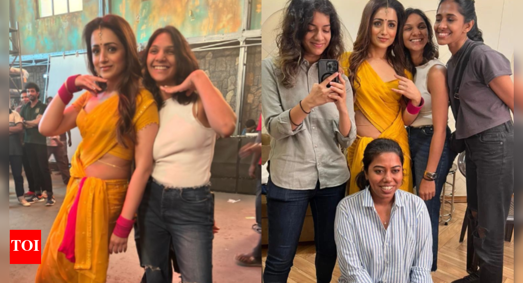 Trisha Krishnan treats fans to "Matta" song BTS glimpses from ...