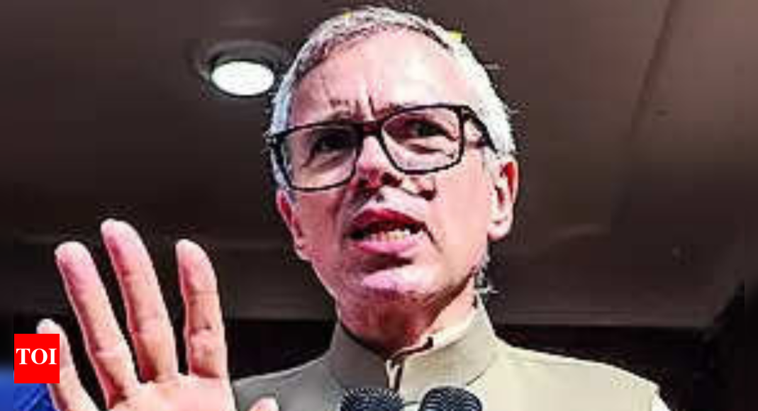 Omar Abdullah: Omar Abdullah files nomination papers from Budgam in J&K assembly elections ...