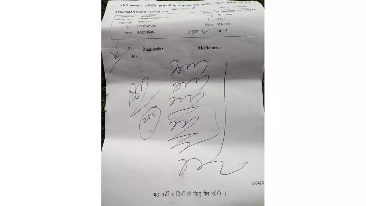 Unreadable Prescription