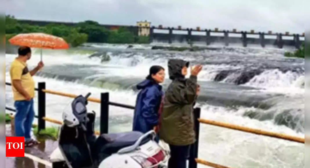 Khadakwasla Water Release: Khadakwasla Dam Releases Record Amount of Water into Mutha River ...