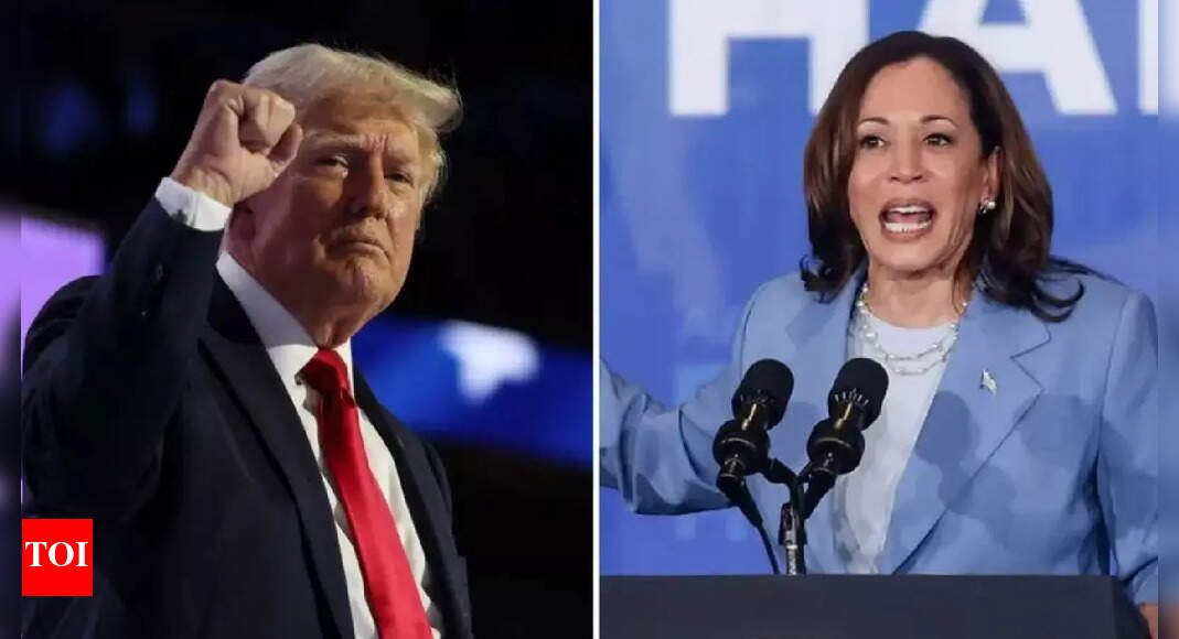 Trump holds razor-thin lead over Harris in latest poll, but ...