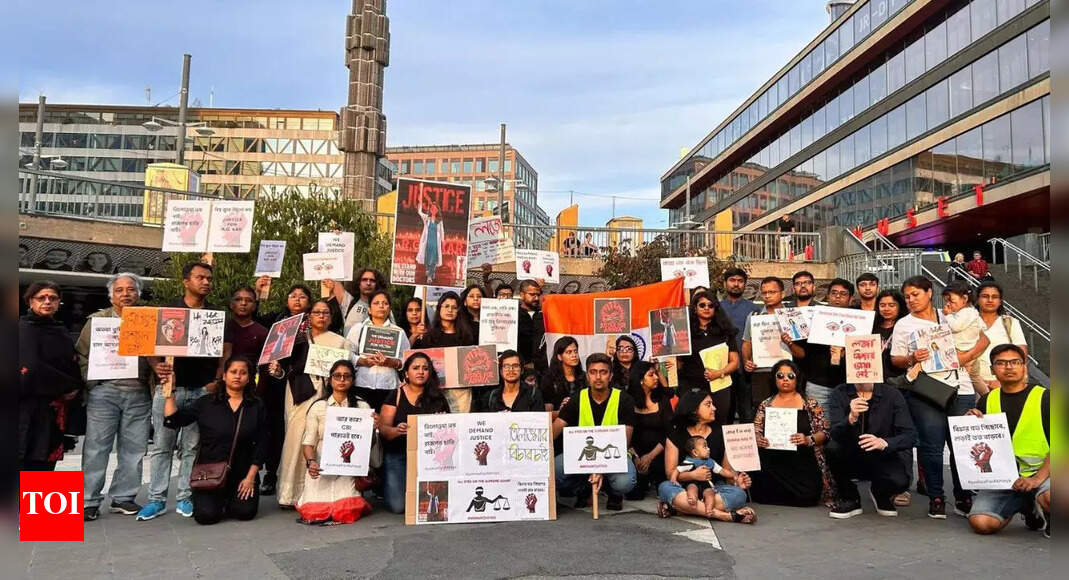 Thousands take to streets in 25 countries: Protests over Kolkata Doctor ...