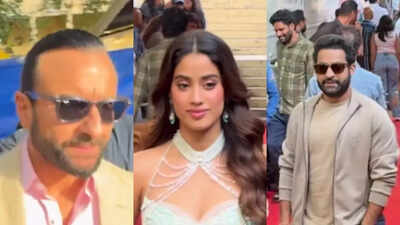 Jr NTR, Saif Ali Khan and Janhvi Kapoor attend 'Devara - Part 1' trailer launch event in Mumbai ...