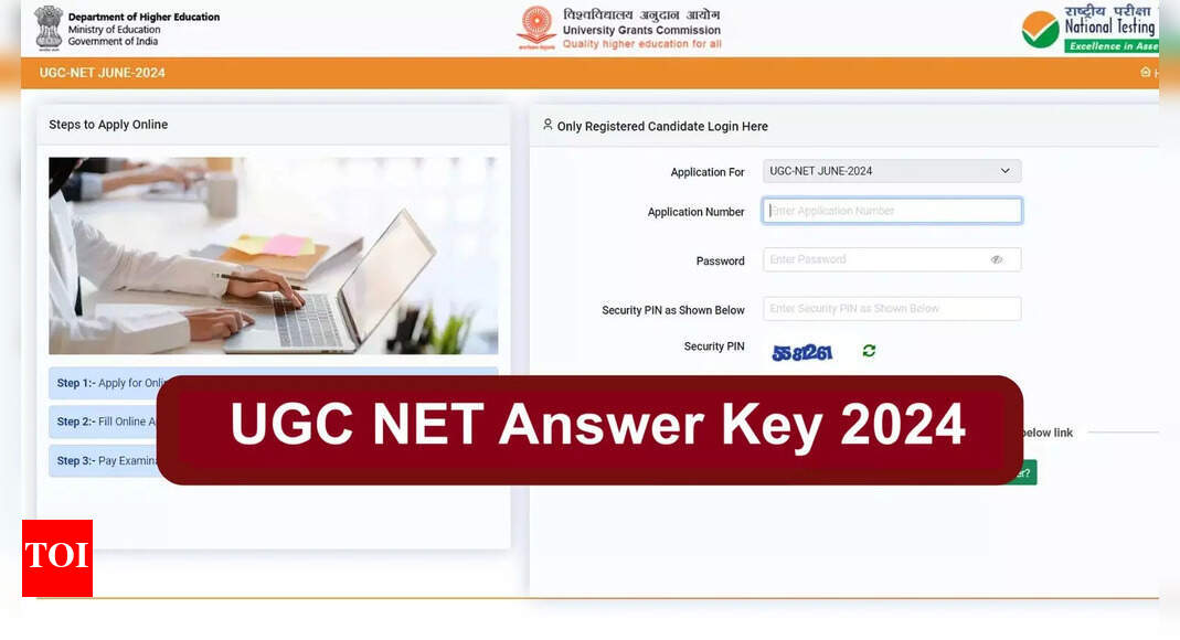 UGC NET Answer Key 2024 Live Updates: Provisional answer keys for Aug ...