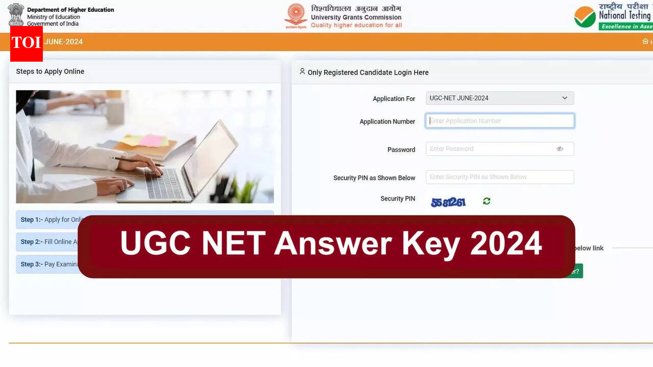 UGC NET Answer Key 2024 Live Updates: Provisional answer keys for Aug ...