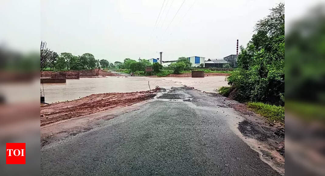 Gadchiroli Floods: District Cut Off Again Amid Record Rainfall | Nagpur News - Times of India