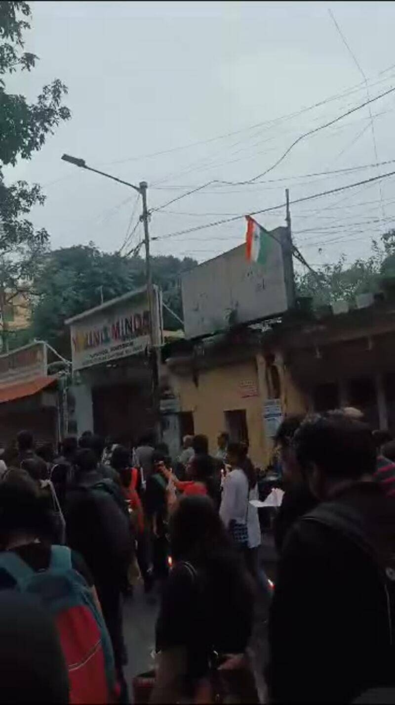 College students protest against the RG Kar incident
