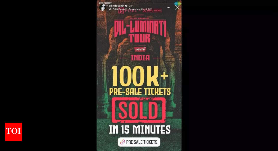 Diljit Dosanjh’s Dil-Luminati India Tour: Check dates, venue, how to ...