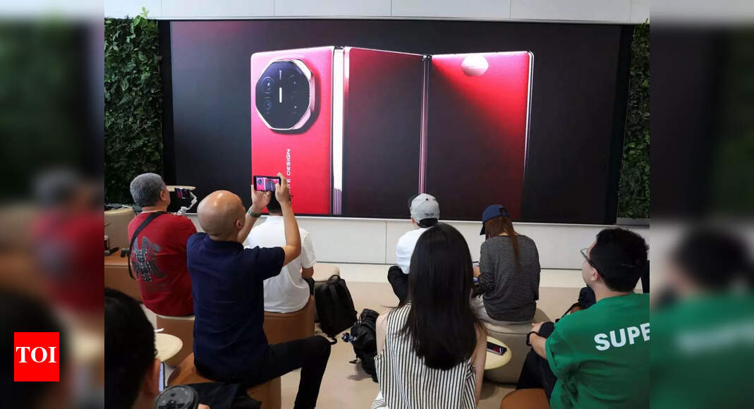 Huawei launches world's first triple-folding smartphone Mate XT, just ...