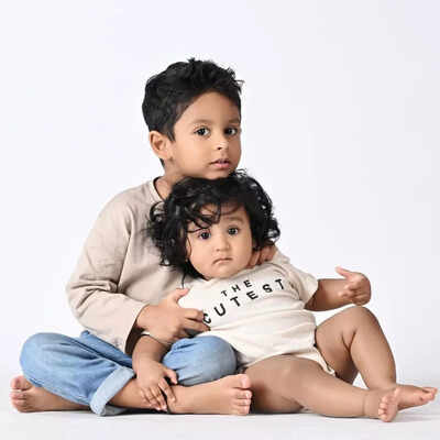 Subhashree Ganguly shares first photo of daughter Yaalini on son Yuvaan ...