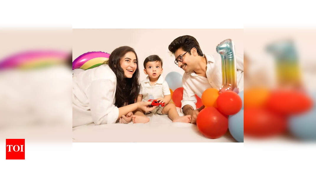 Ridhima Ghosh-Gaurav Chakrabarty celebrates son Dheer’s first birthday ...