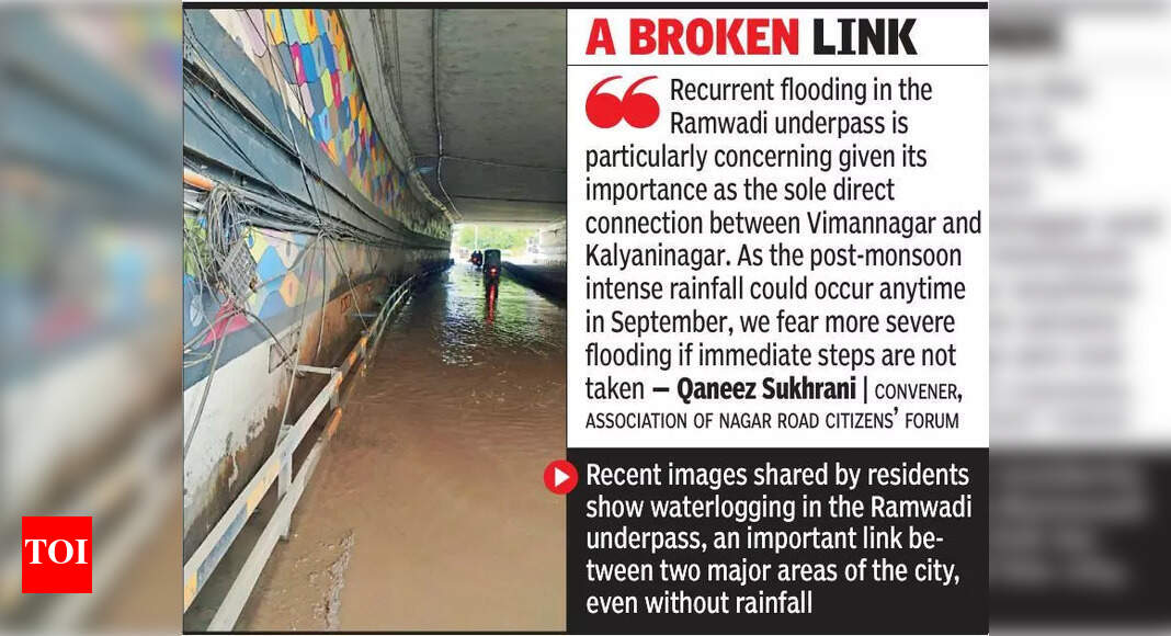 Ramwadi Underpass: Ramwadi Underpass Floods Again, Residents Question ...