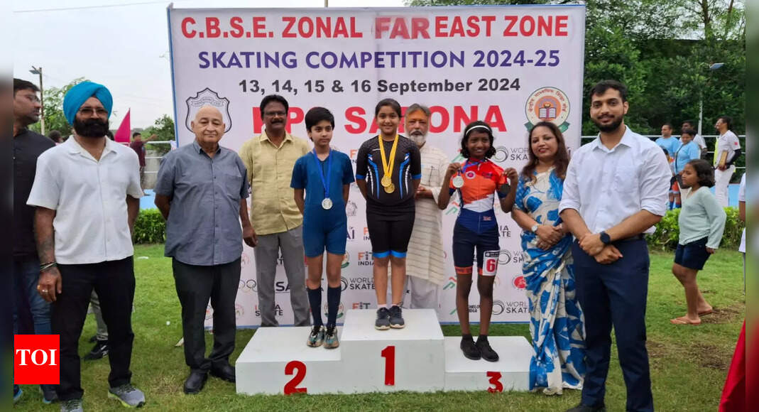 Chhattisgarh emerges as winners in CBSE Far East Zone Skating ...