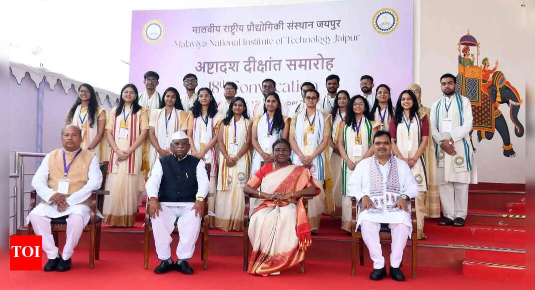 MNIT Jaipur Convocation 2024: President Murmu Highlights Role of ...