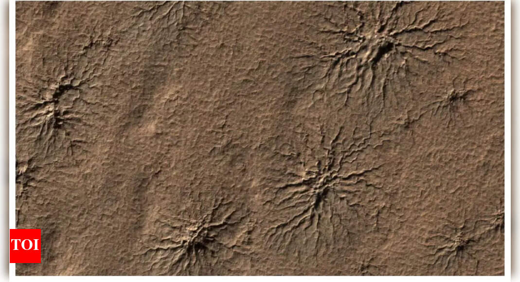 Mars 'Spiders' recreated in lab by Nasa scientists - Times of India