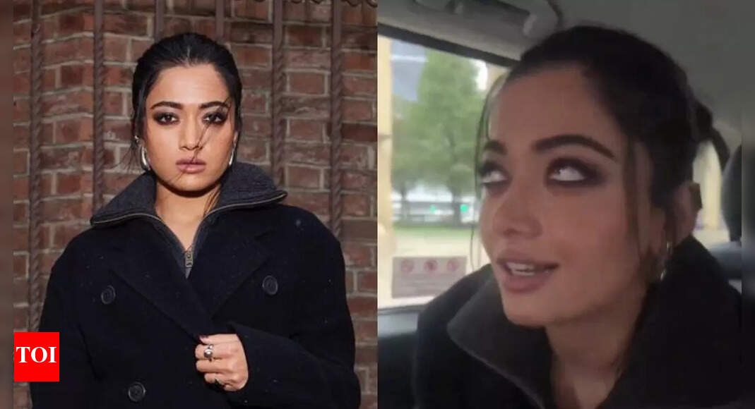 Rashmika Mandanna reacts to Diet Sabya questioning her smokey eye look ...