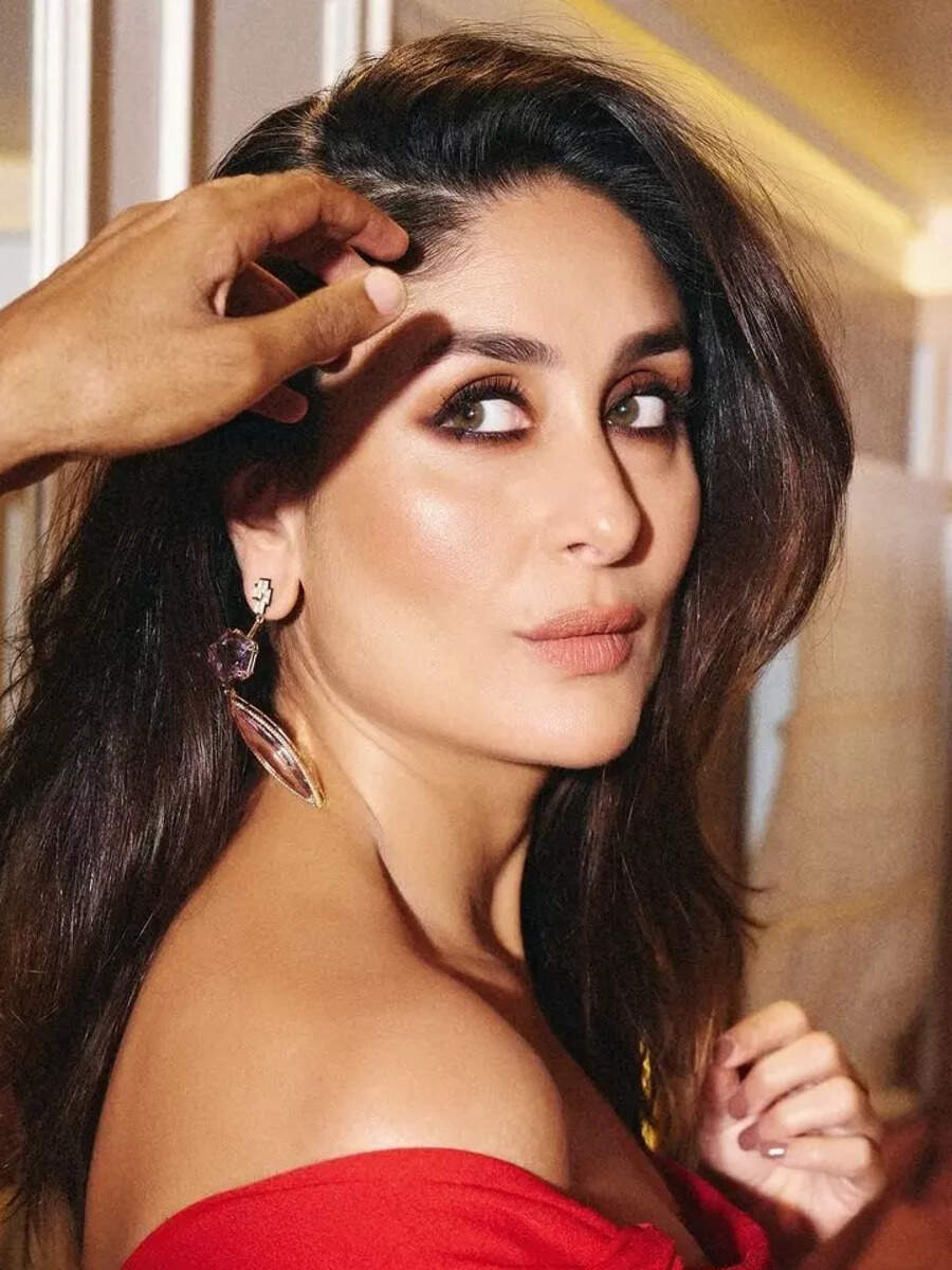 Kareena Kapoor Gives Major Poo Vibes In BOLD Red Gown With Thigh-High ...