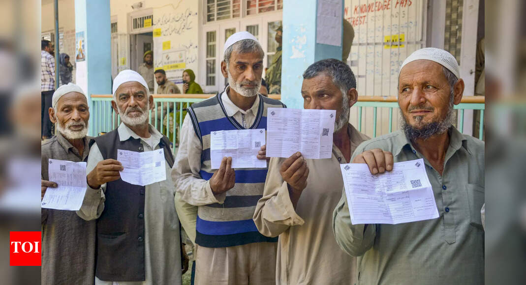 High voting in J&K signifies a new chapter: BJP neta | India News ...