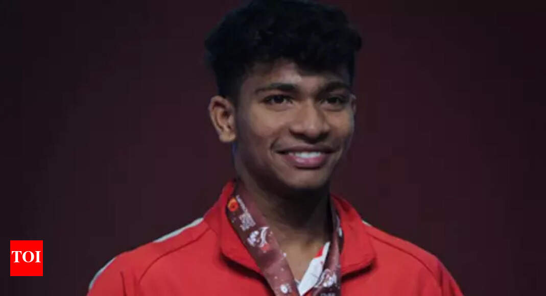 Weightlifter Dhanush wins twin bronze in World Junior Championships ...