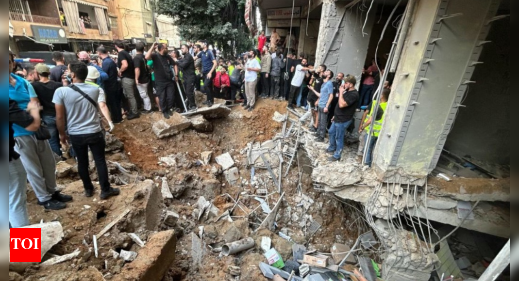 At least 31 were killed in Israeli strike on Beirut - Times of India
