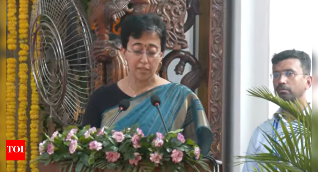 Delhi CM Atishi Marlena Oath Ceremony Live: Delhi CM allots portfolios ...