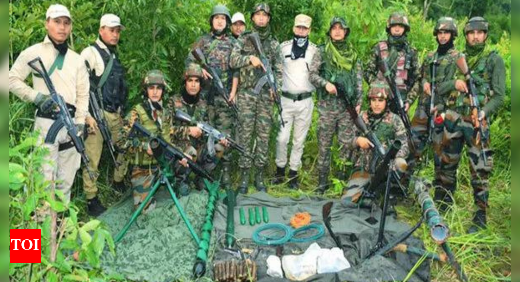Army, Manipur Police conduct search operations, recover arms, and ...