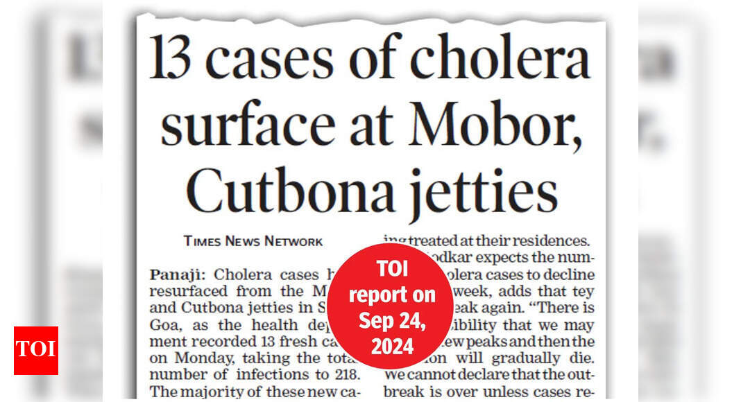 Cholera cases spark need for health reforms in fishing ind | Goa News ...