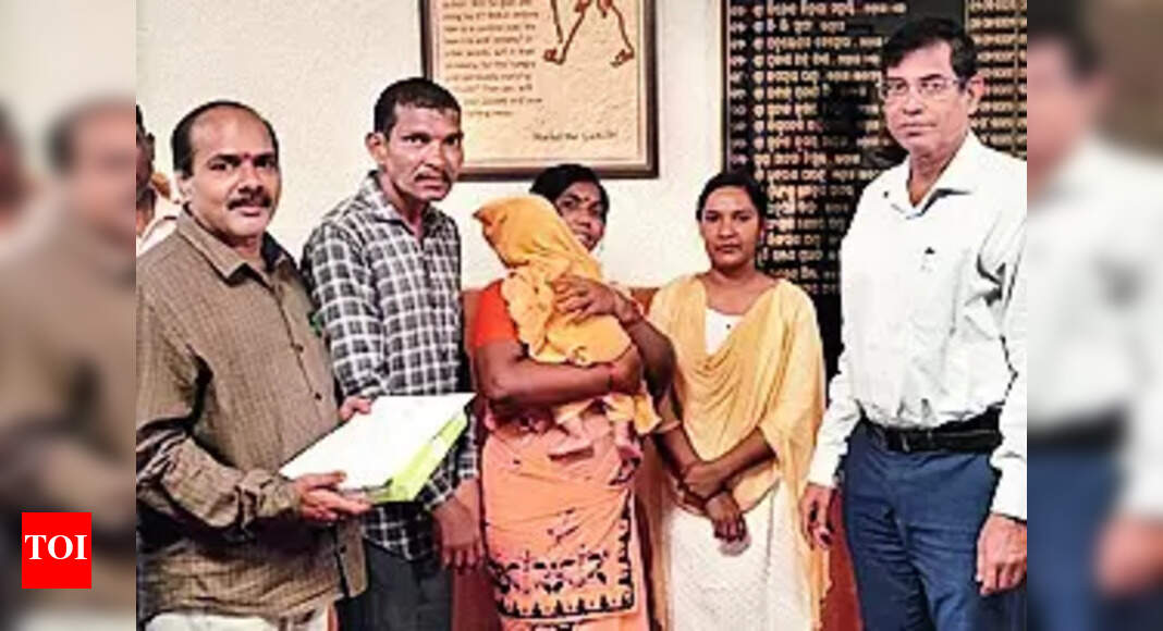 Gajapati Baby Adopted By Andhra Couple | Bhubaneswar News - Times of India