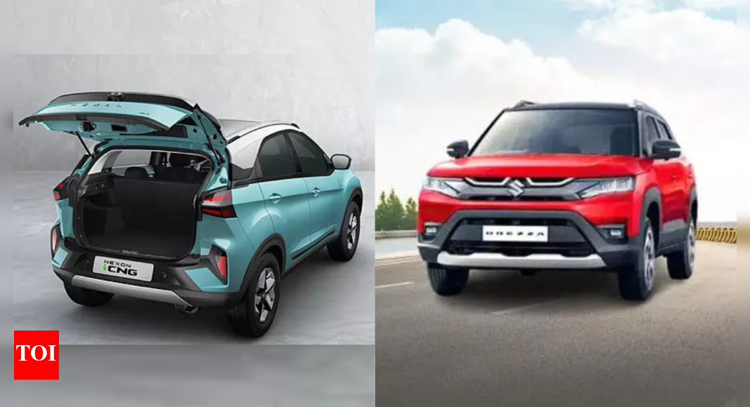 Maruti Suzuki Brezza CNG vs Tata Nexon CNG: Fuel efficiency, boot space ...