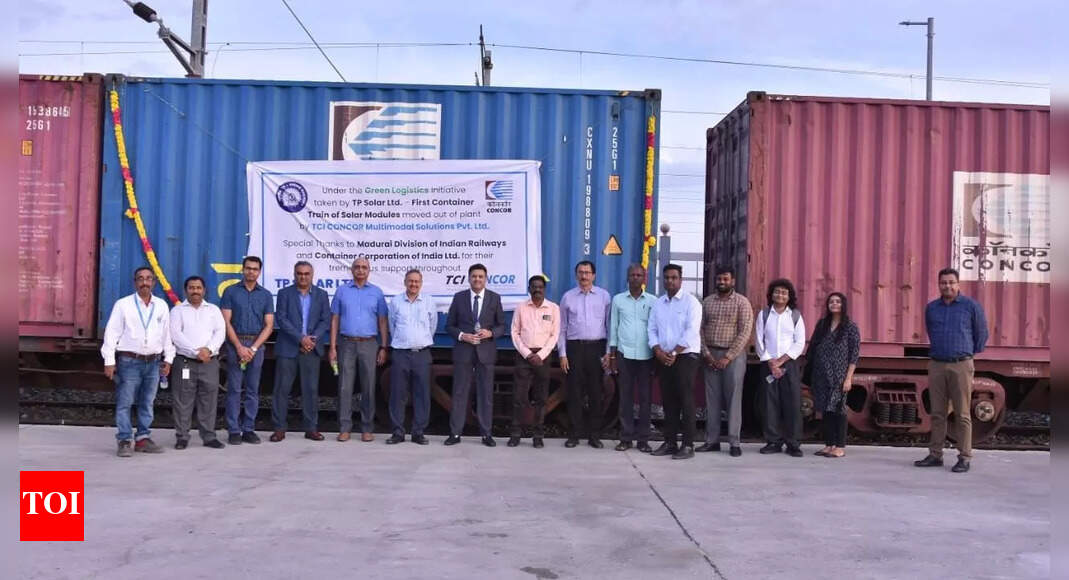Milestone Achieved: Container Train Traffic Launches from Gangaikondan ...