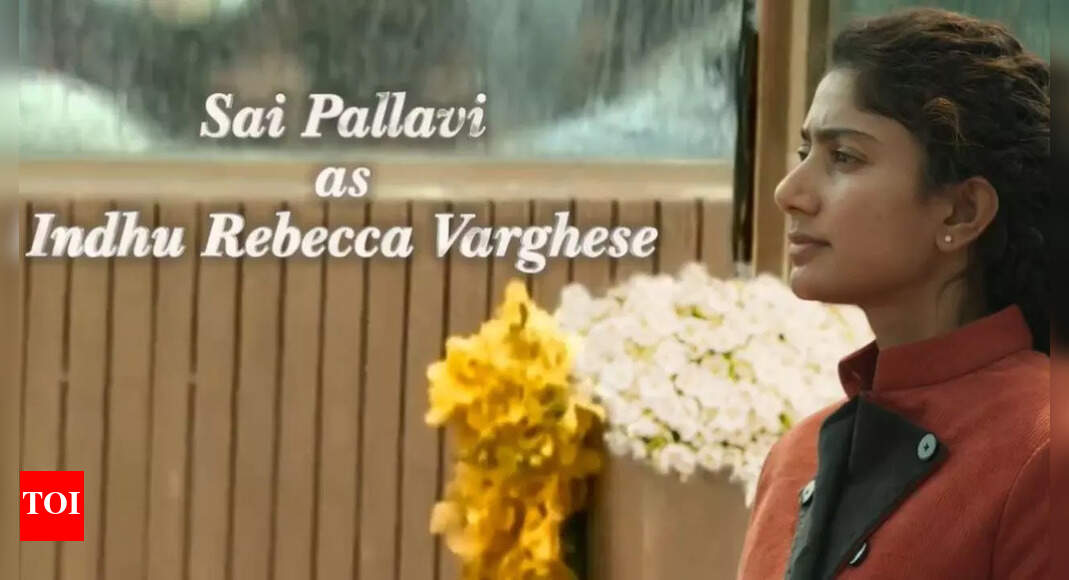 Sai Pallavi plays Indhu in Sivakarthikeyan's 'Amaran'; the first look ...