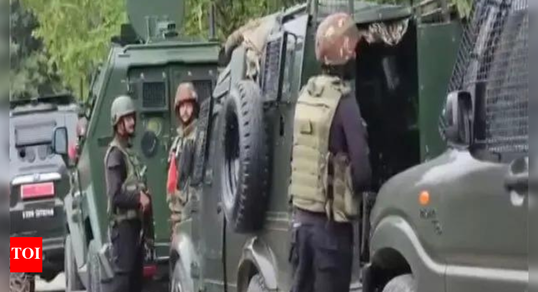 Jammu & Kashmir: Encounter underway between security forces, terrorists ...