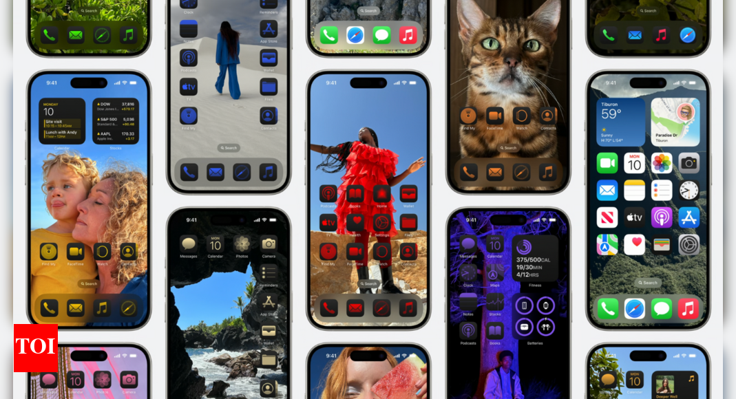 How to customise lock screen widgets in iOS 18 - Times of India