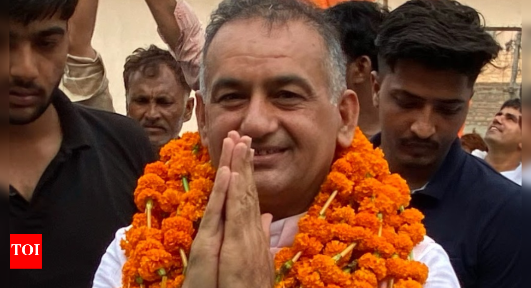 INLD-BSP candidate Surender Lather releases affidavit - Times of India