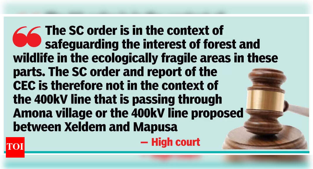 HC dismisses plea filed by 30 Amona residents against Tamnar alignment ...