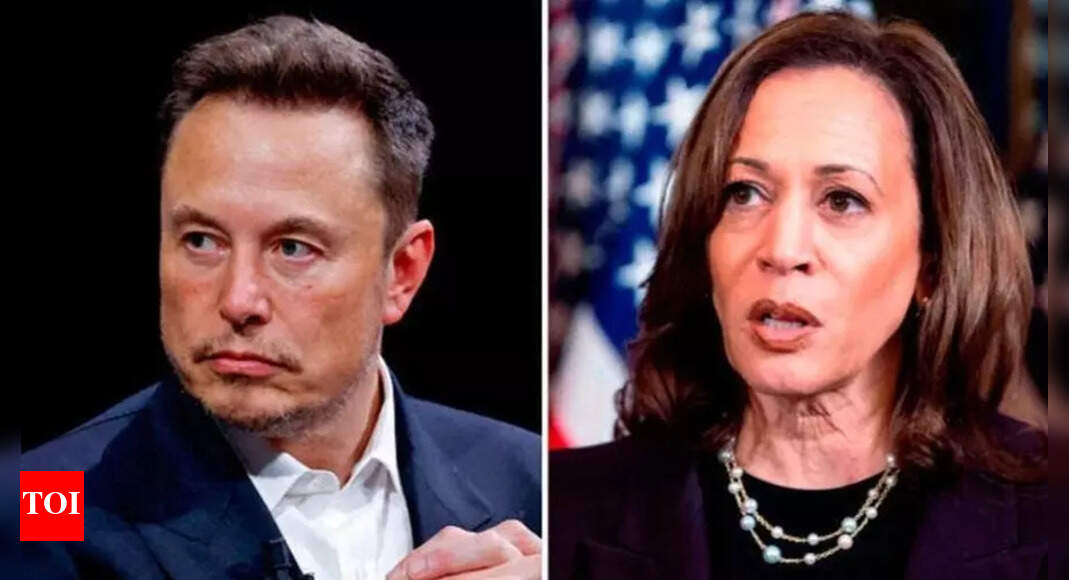 Elon for felon; 'failing' NYT for Kamala success - Times of India