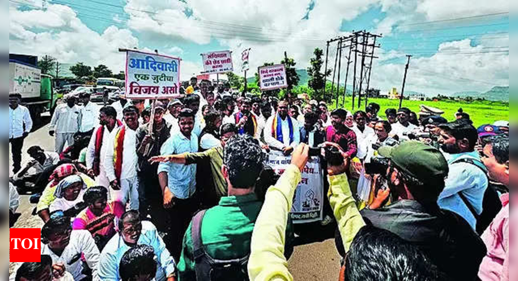 Tribal Protesters Rally Against Inclusion of Dhangar Community in ...