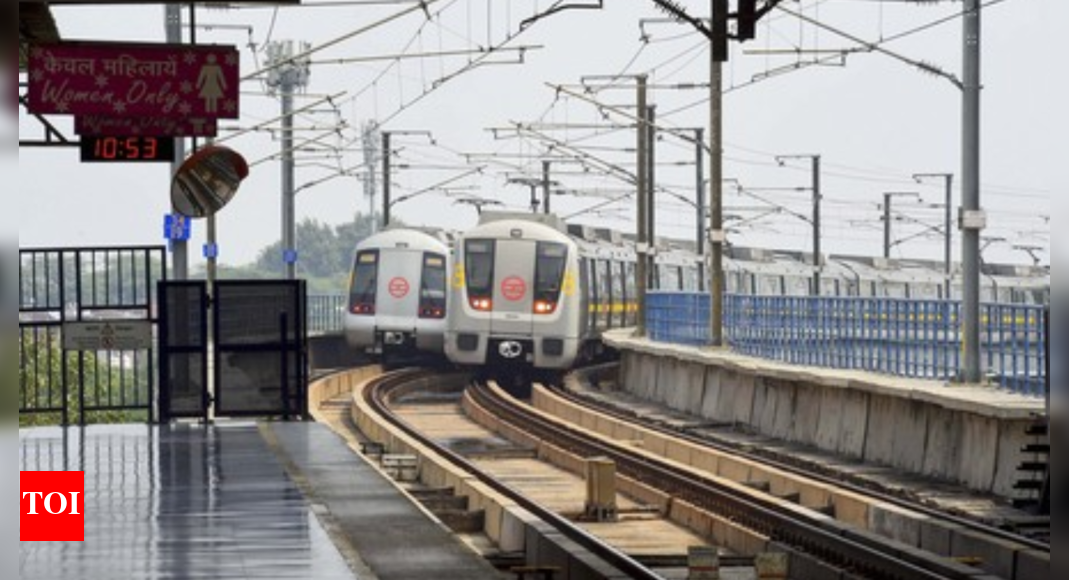 Delhi Metro's Blue Line services disrupted after drone spotted on ...