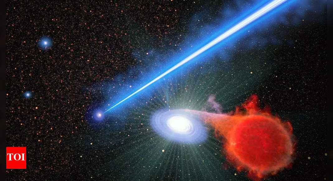 Hubble captures plasma jet from M87’s black hole that triggers star ...