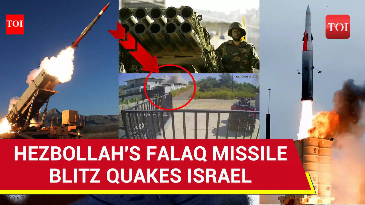 4 Attacks In 60 Seconds: Hezbollah's Falaq Missile Salvo Burns IDF's ...