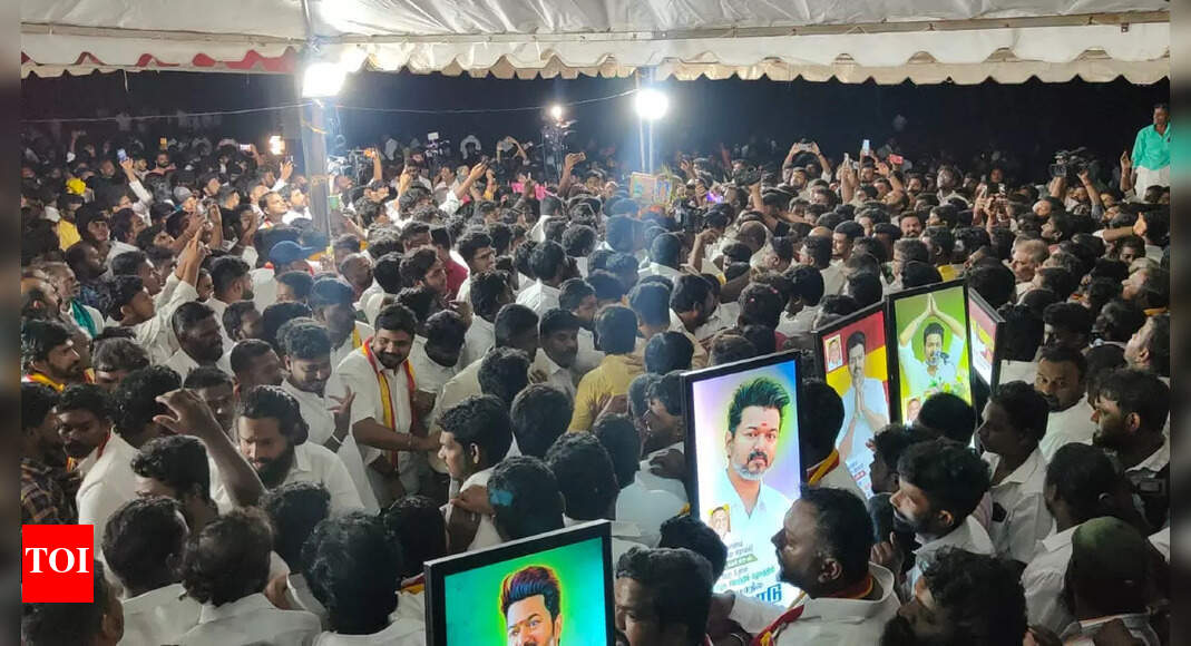 TVK’s Vikravandi conference: Bhoomi puja performed; Vijay tells cadre ...