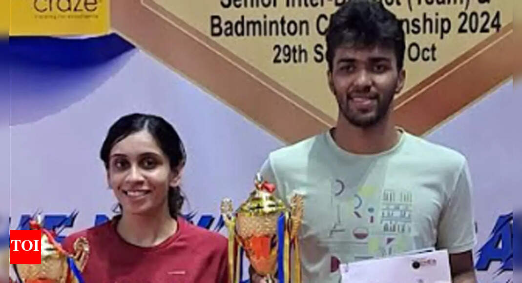 Pune shuttlers Darshan Pujari, Purva Barve emerge supreme | Badminton ...