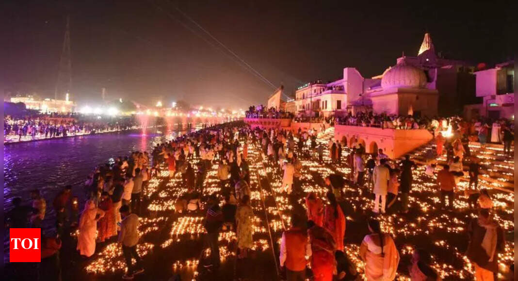 Deepotsav: Ayodhya's Deepotsav: Record 25 Lakh Diyas Illuminate ...