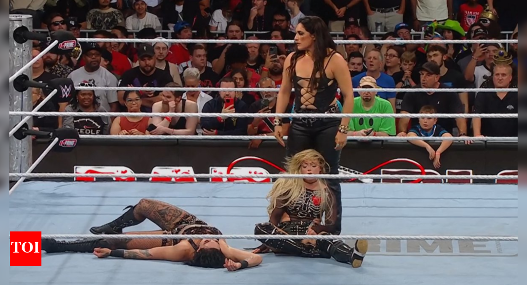 WWE Bad Blood 2024: Rhea Ripley Wins, But Liv Morgan Retains the Gold | WWE News - Times of India